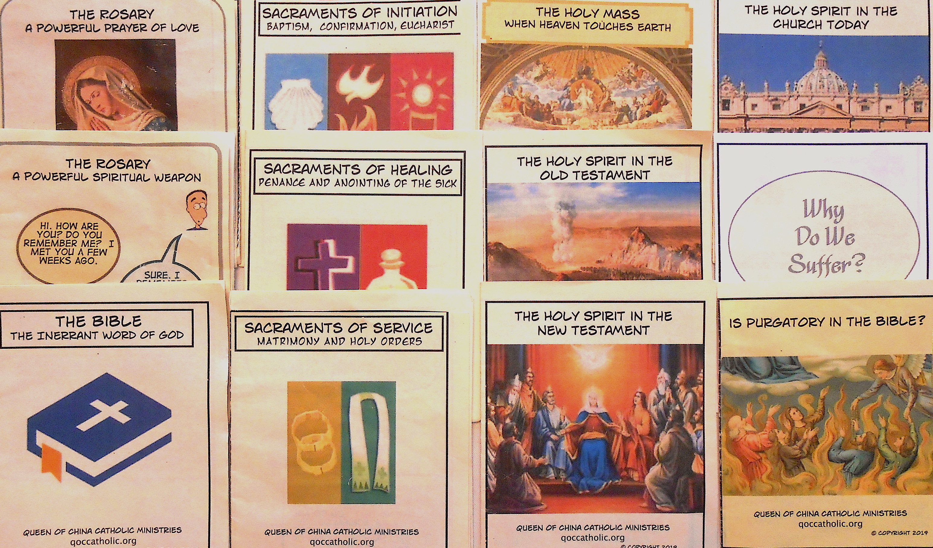 new tracts – Queen of China Catholic Ministries